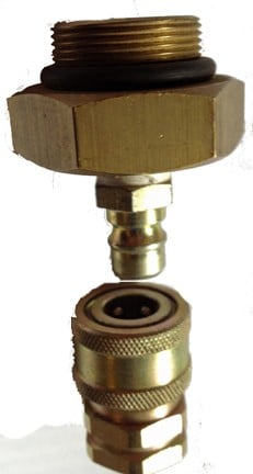 #100-448: BLOW DOWN ADAPTER FOR CARTRIDGE OPERATED FIRE EXTINGUISHER